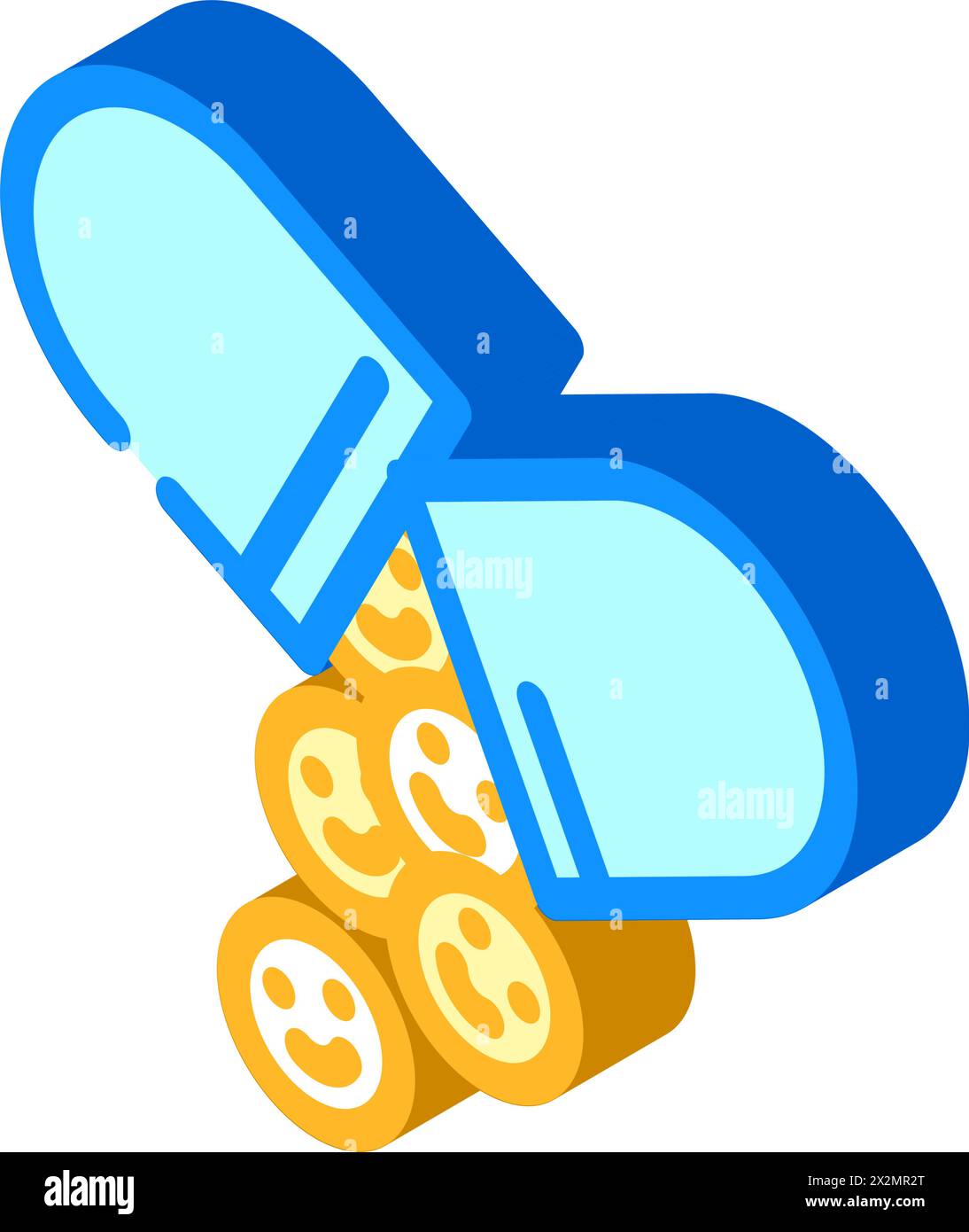 antidepressants medicines pharmacy isometric icon vector illustration ...