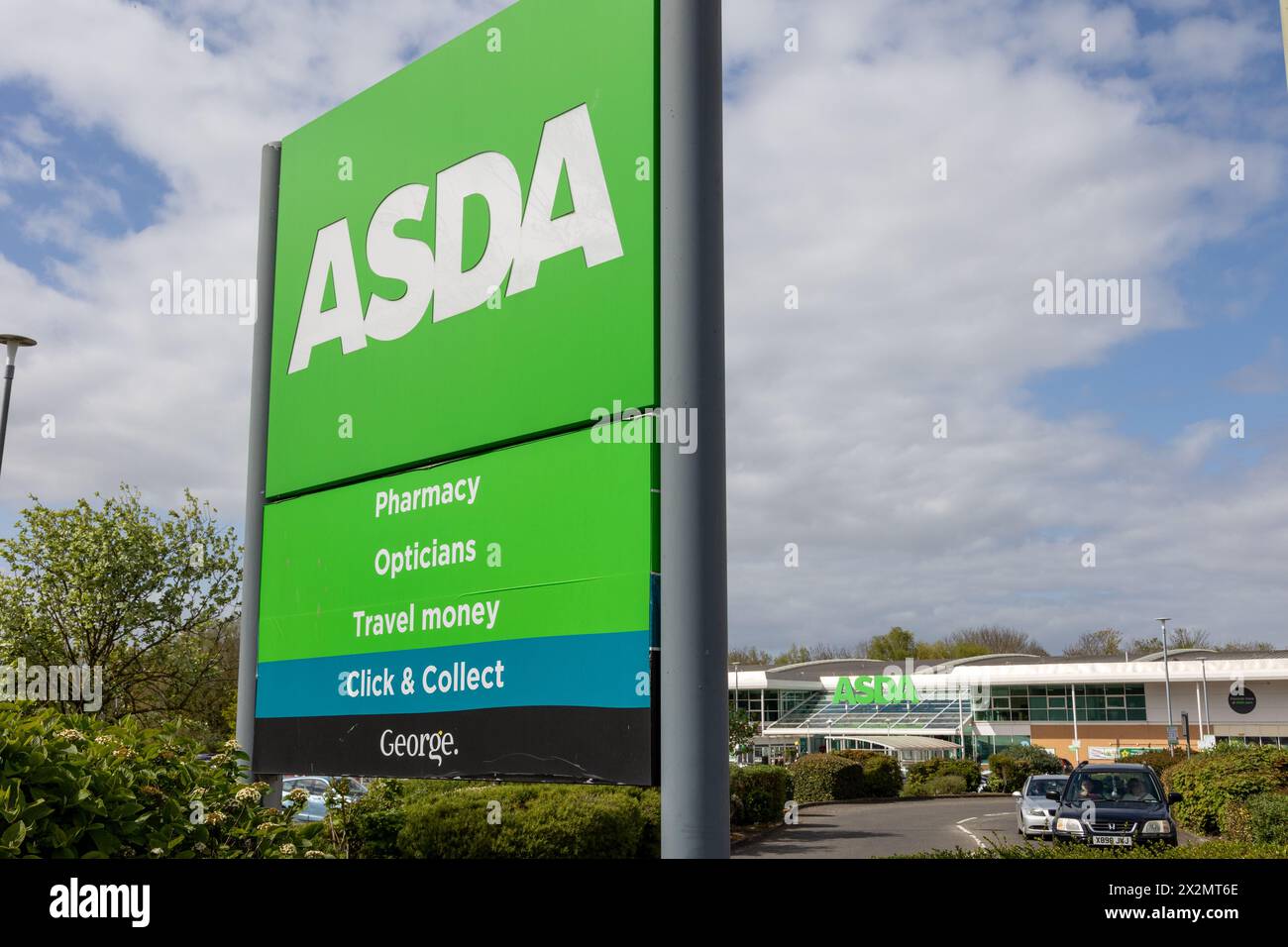 Asda Superstore, Canterbury, Kent, CT1 1DG Stock Photo - Alamy