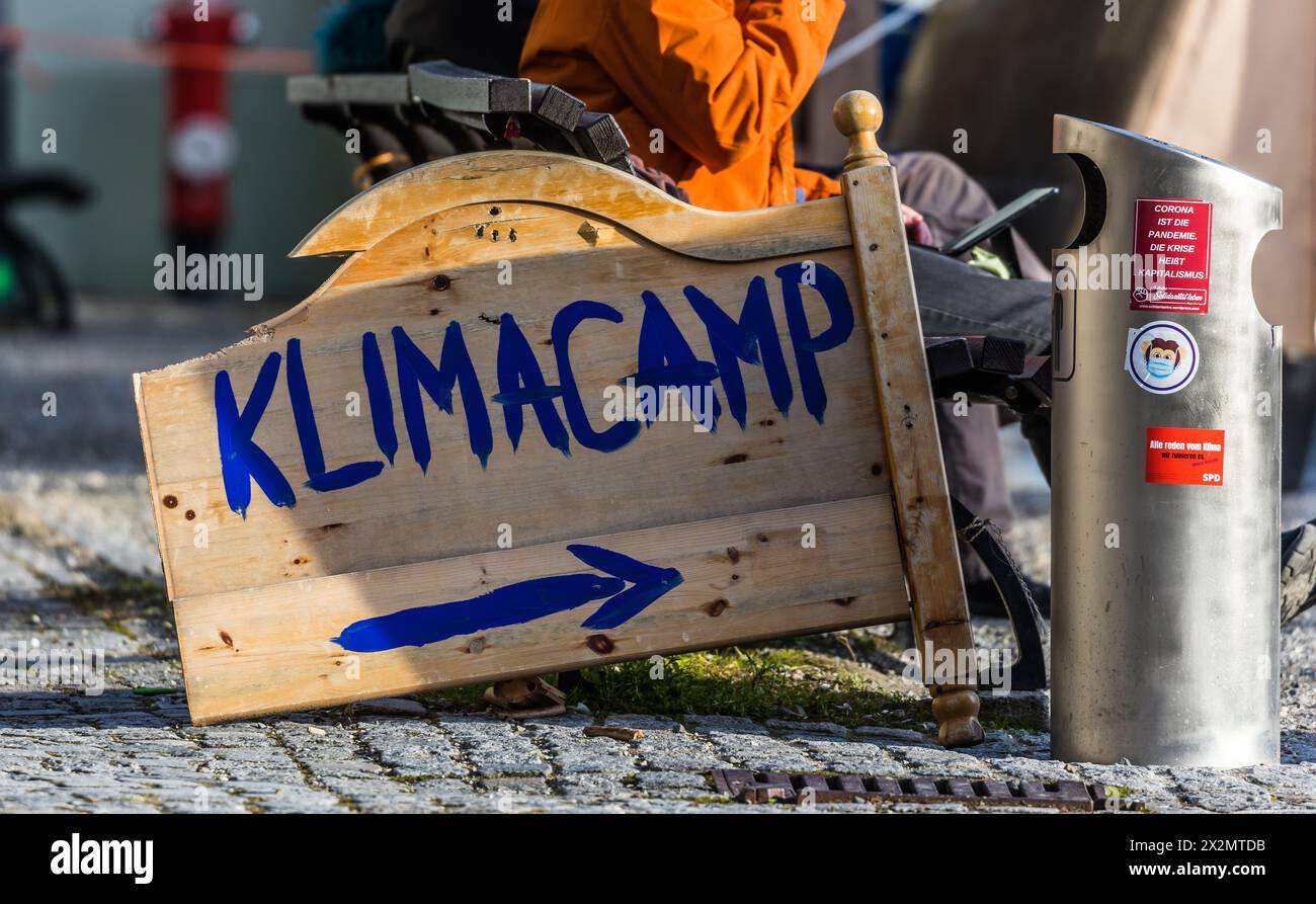 Konstanz, Deutschland - 29. Januar 2022: Im Pfalzgarten in Konstanz ...