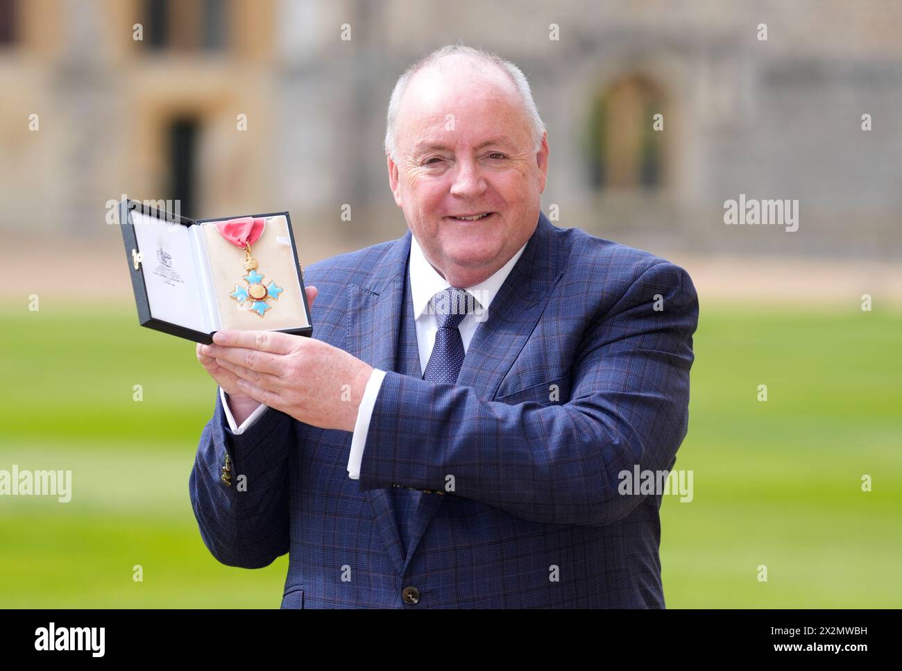 Professor Philip Diamond after being made a Commander of the Order of ...