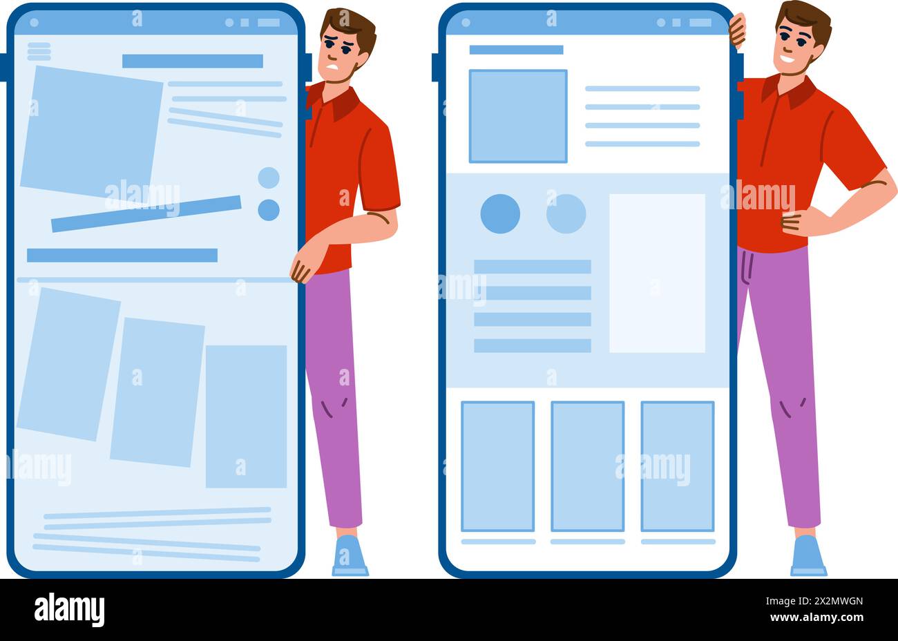 interface empirical design website vector Stock Vector Image & Art - Alamy