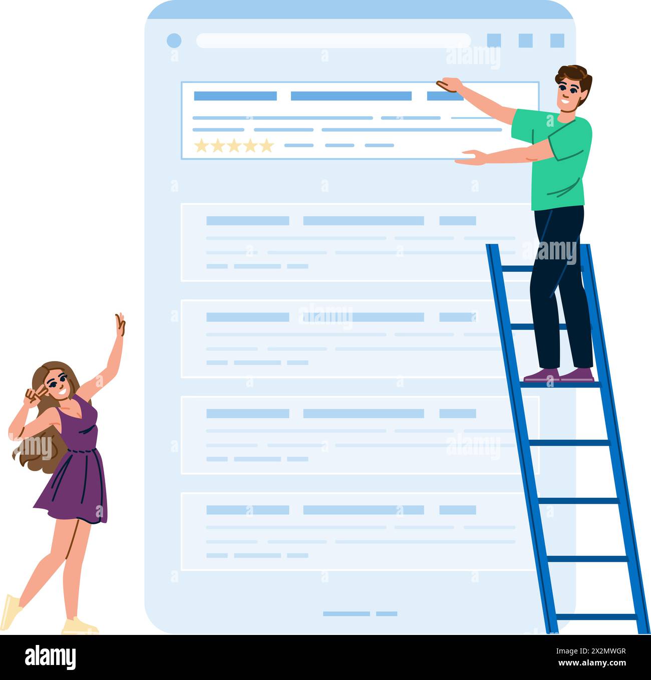 featured snippet vector Stock Vector Image & Art - Alamy