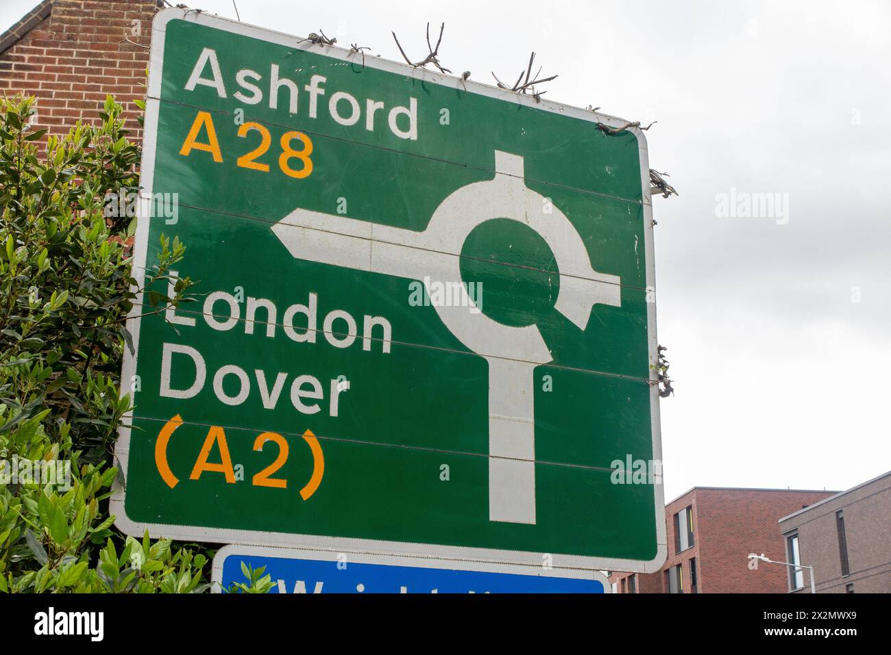 Kent road sign Stock Photo - Alamy