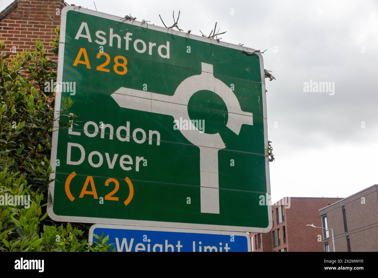 Kent road sign Stock Photo - Alamy