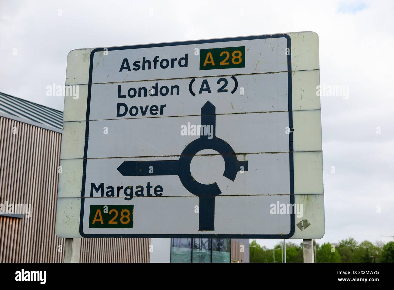 Kent road sign Stock Photo - Alamy