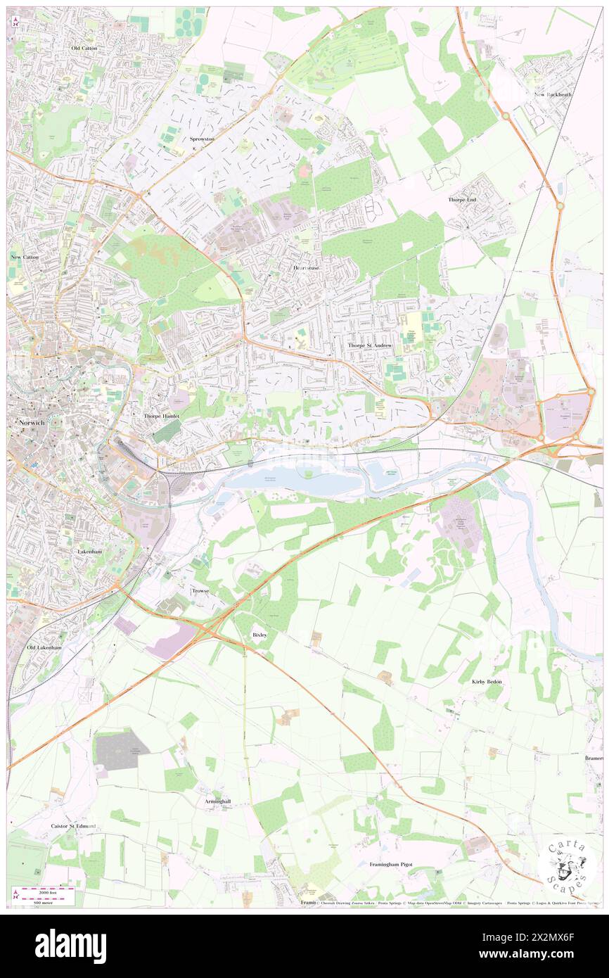Map of river yare hi-res stock photography and images - Alamy