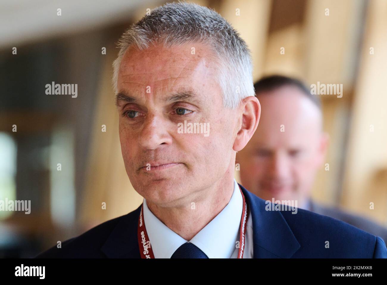 Edinburgh Scotland, UK 23 April 2024. BBC Director-General Tim Davie at ...