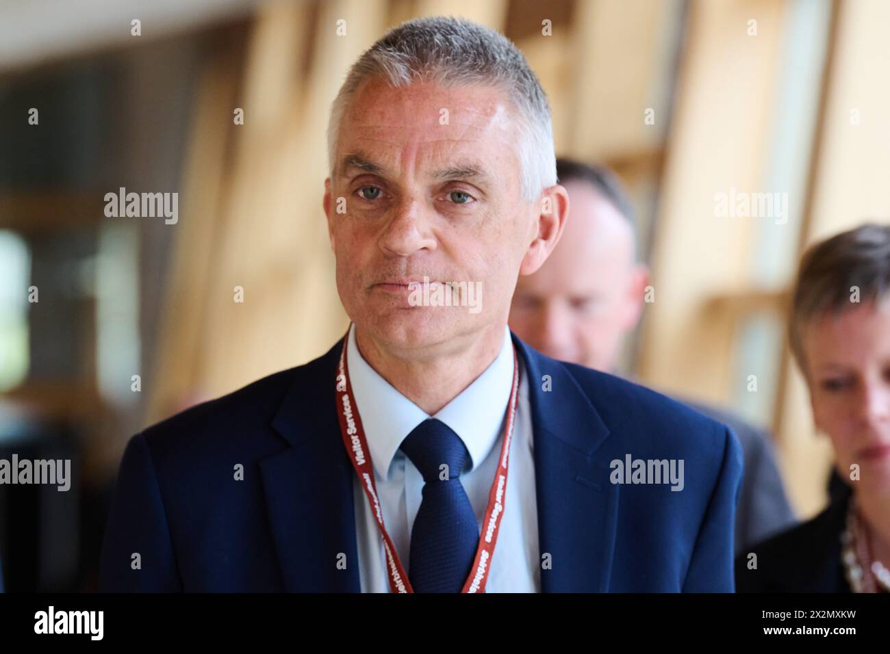 Edinburgh Scotland, UK 23 April 2024. BBC Director-General Tim Davie at ...