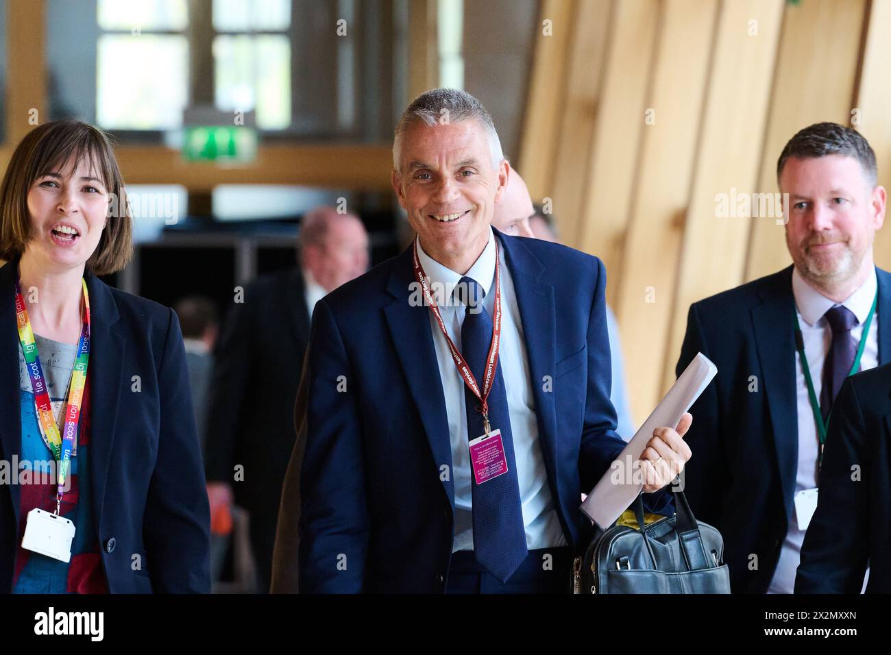 Edinburgh Scotland, UK 23 April 2024. BBC Director-General Tim Davie at ...