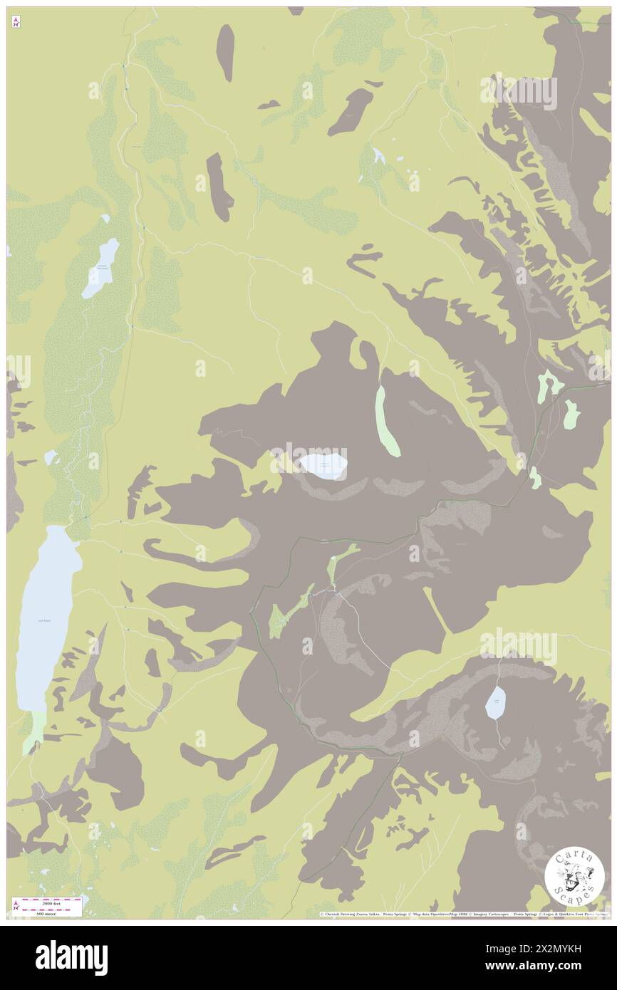 Loch Coire an Lochain, Highland, GB, United Kingdom, Scotland, N 57 4 ...