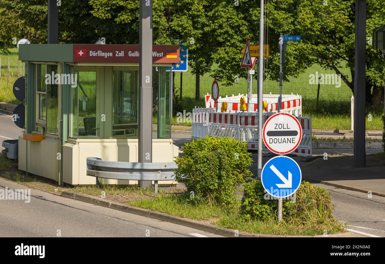 Der Zoll Dörflingen Gaillingen West ist ein Grenzübergang zwischen den ...