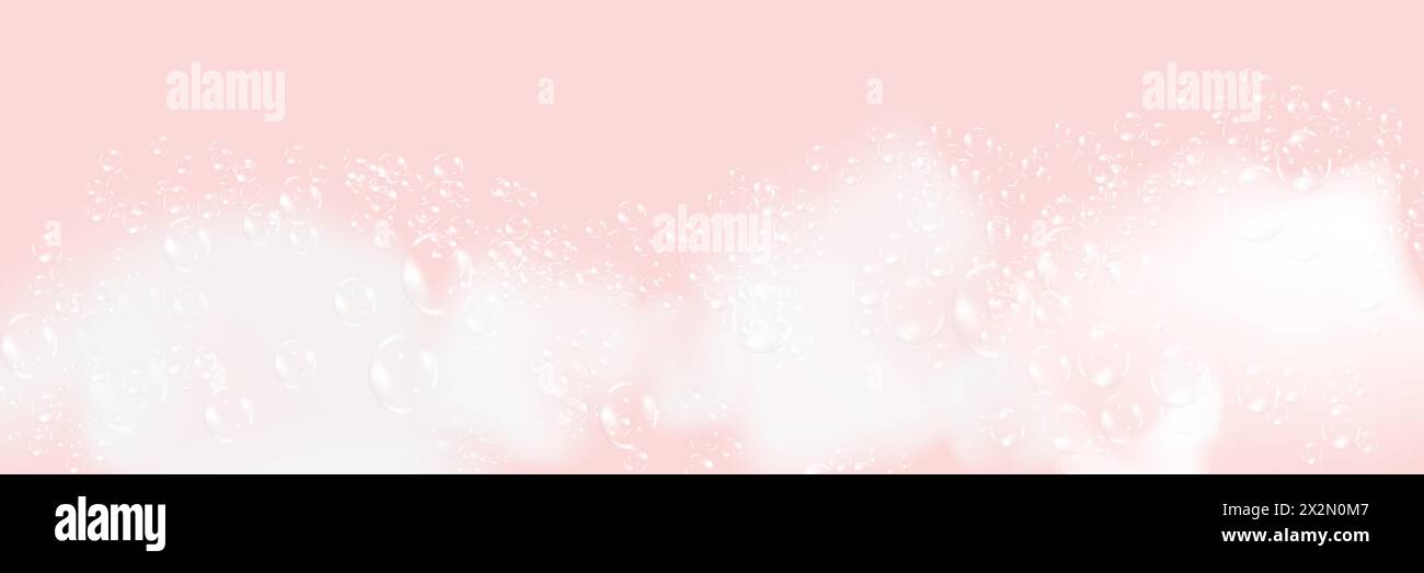 Shampoo bubbles texture.Sparkling shampoo and bath lather vector ...