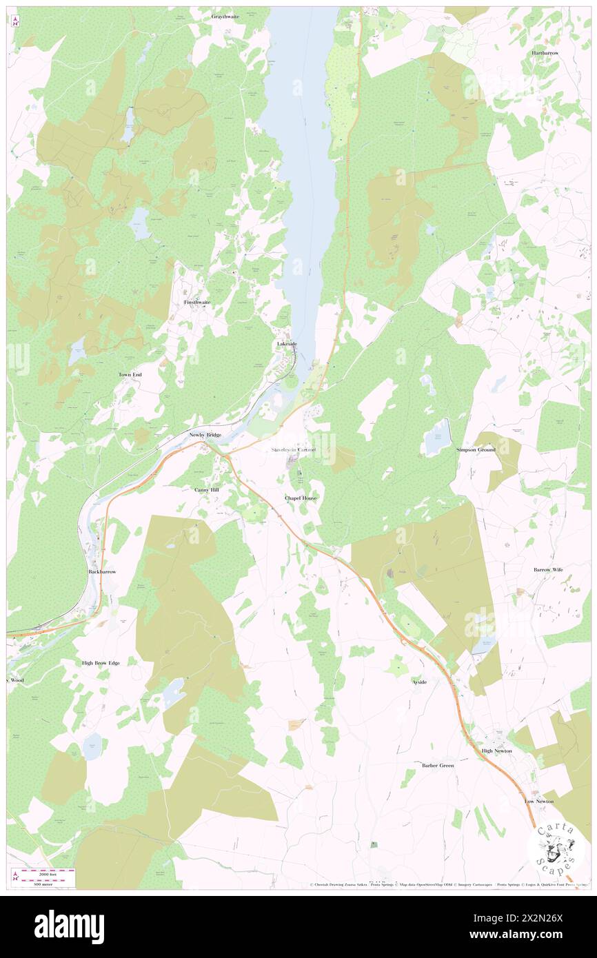 Staveley-in-Cartmel, Cumbria, GB, United Kingdom, England, N 54 16' 4 ...