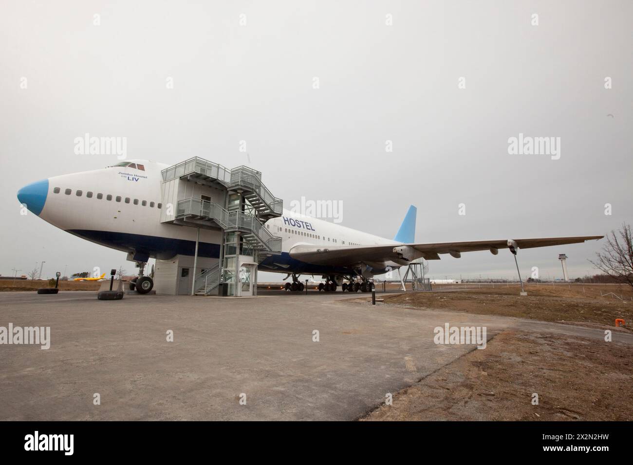 JUMBO STAY HOTEL IN A DECOMMISSIONED BOEING 747 IN STOCKHOLM Stock ...