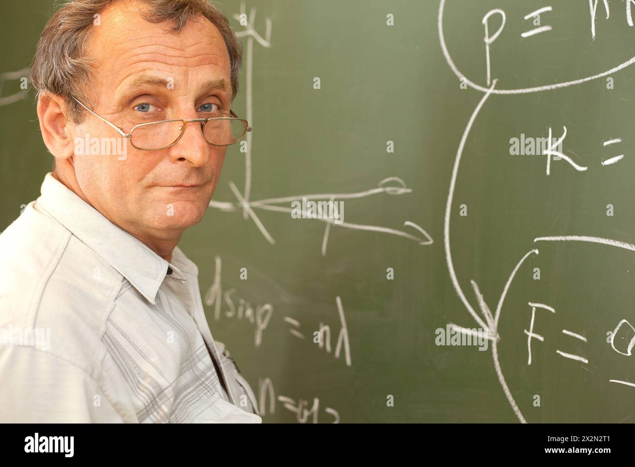 Lecturer university equation hi-res stock photography and images - Alamy