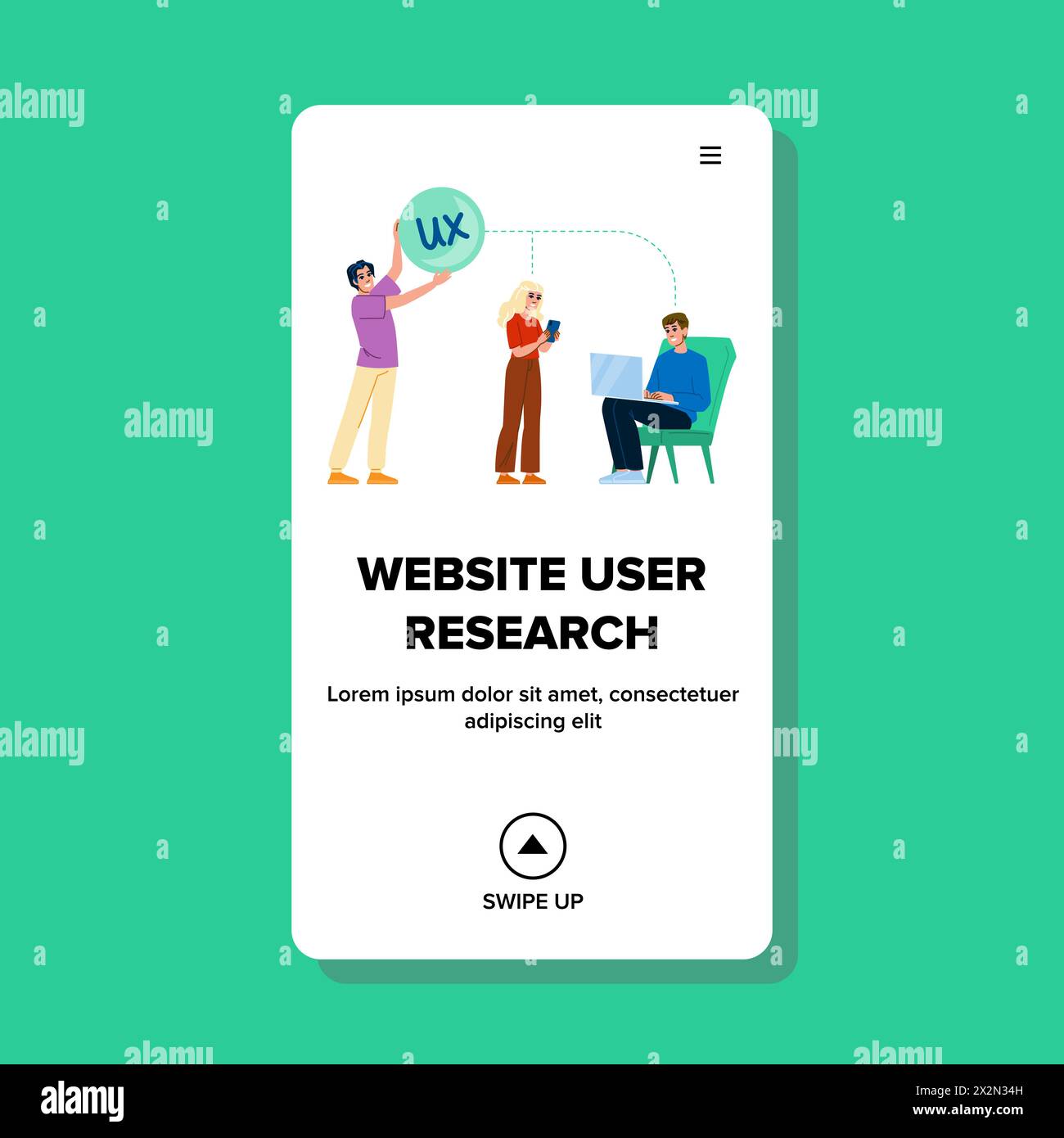 usability website user research vector Stock Vector Image & Art - Alamy
