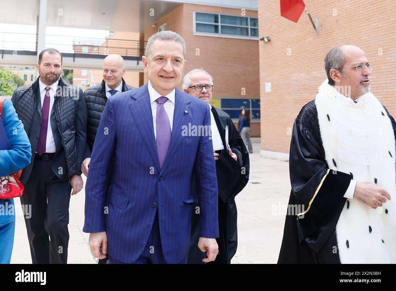 Roma, Italia. 23rd Apr, 2024. Fabio Panetta, Governatore della Banca d ...