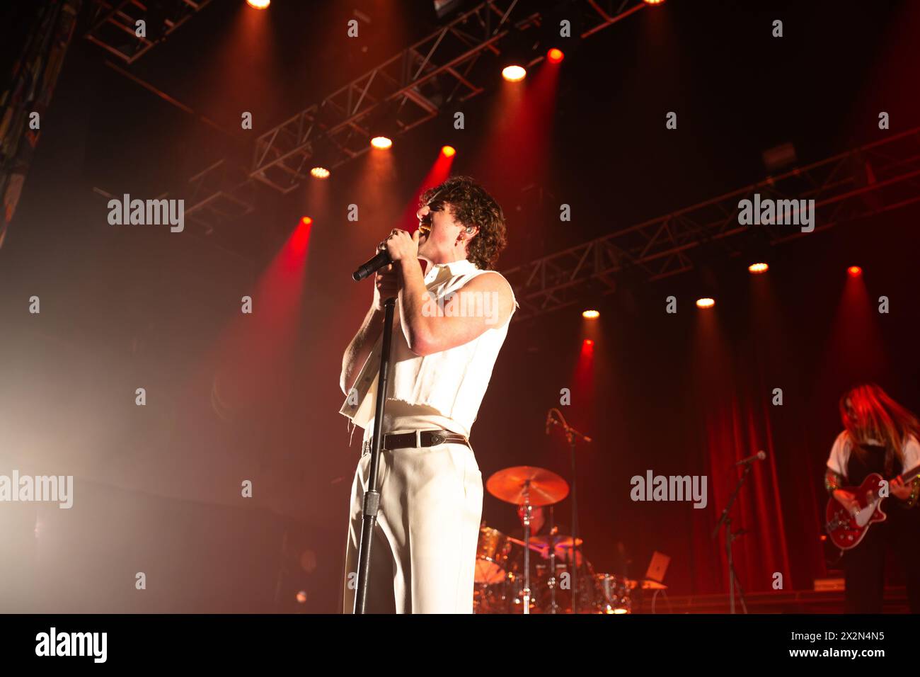 Houston, Texas, United States. 22nd Apr, 2024. Benson Boone is ...