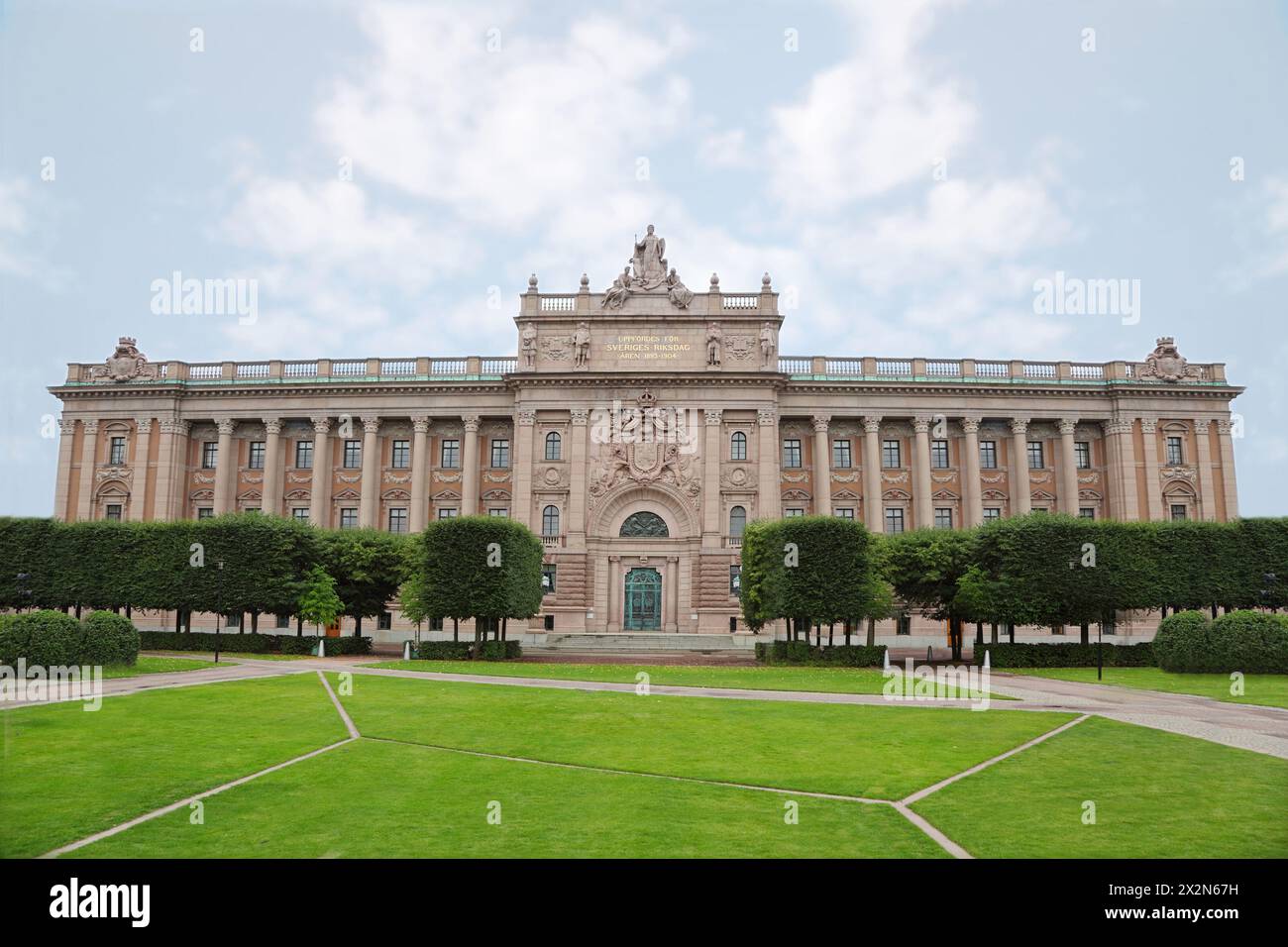 Parliament of Sweden - Sveriges riksdag in Stockholm Stock Photo - Alamy