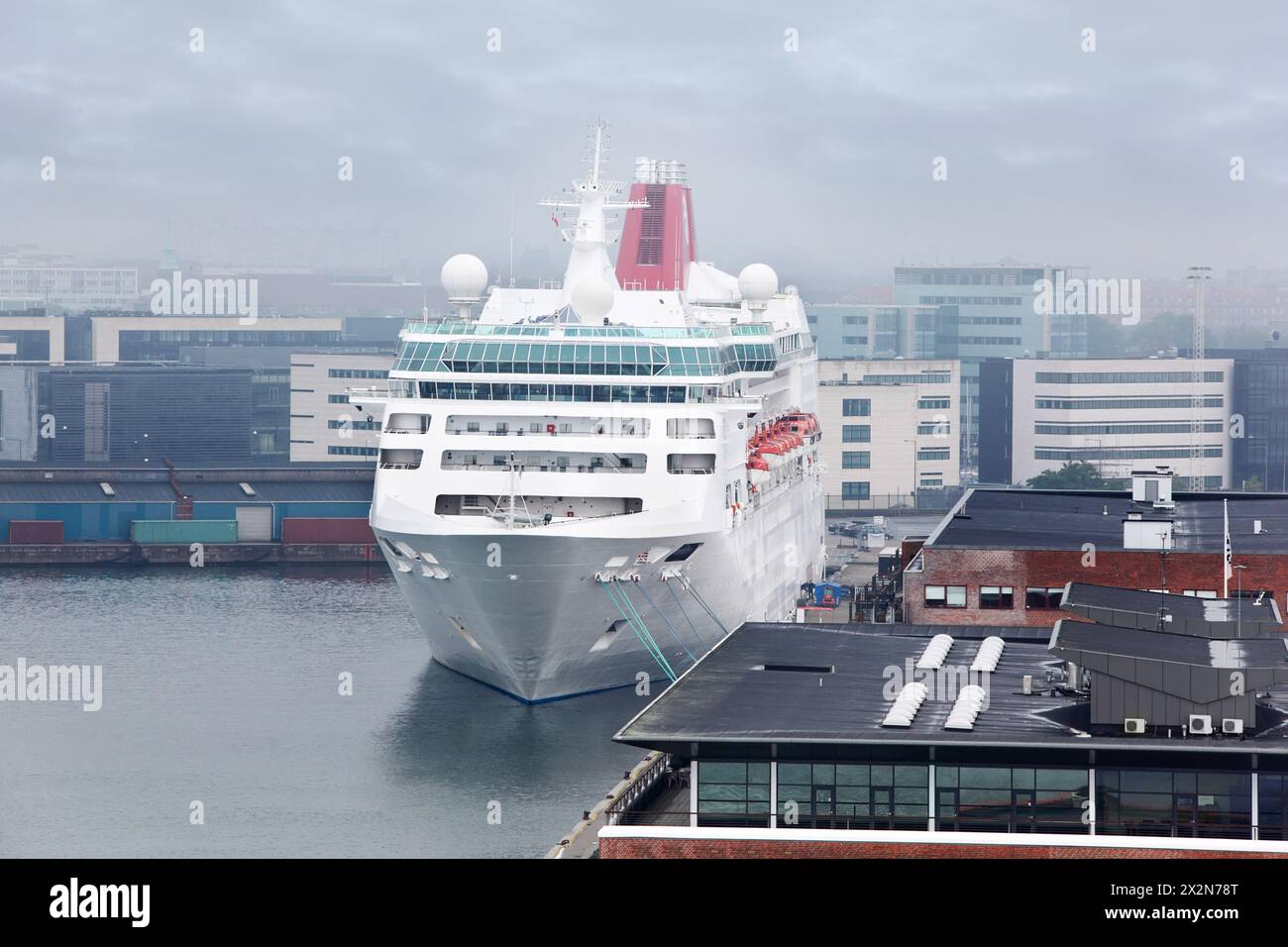 COPENHAGEN - JULE 23: Liner stands in port on Jule 23, 2011 in ...