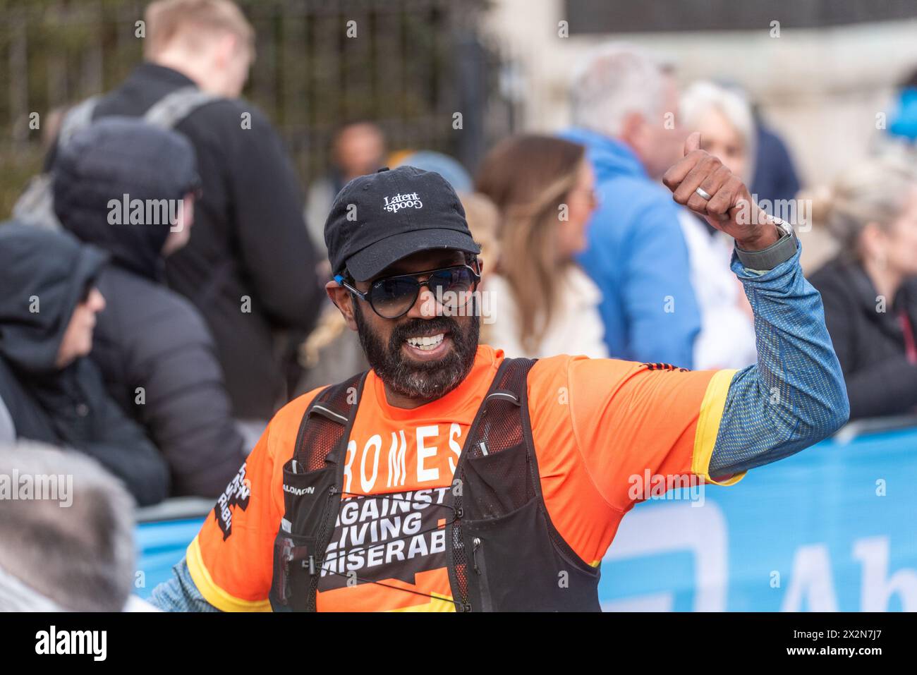 Romesh Ranganathan participating in the TCS London Marathon 2024 ...
