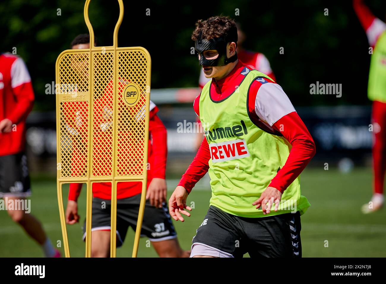 COLOGNE, GERMANY - 23 APRIL, 2024: Eric Martel, Practice of 1 FC Koeln ...
