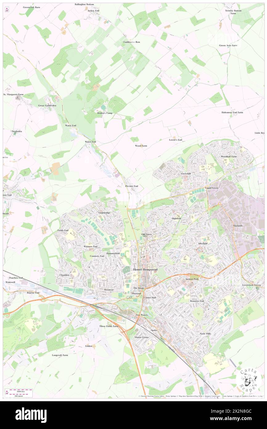 River Gade, Hertfordshire, GB, United Kingdom, England, N 51 46' 3'', S ...