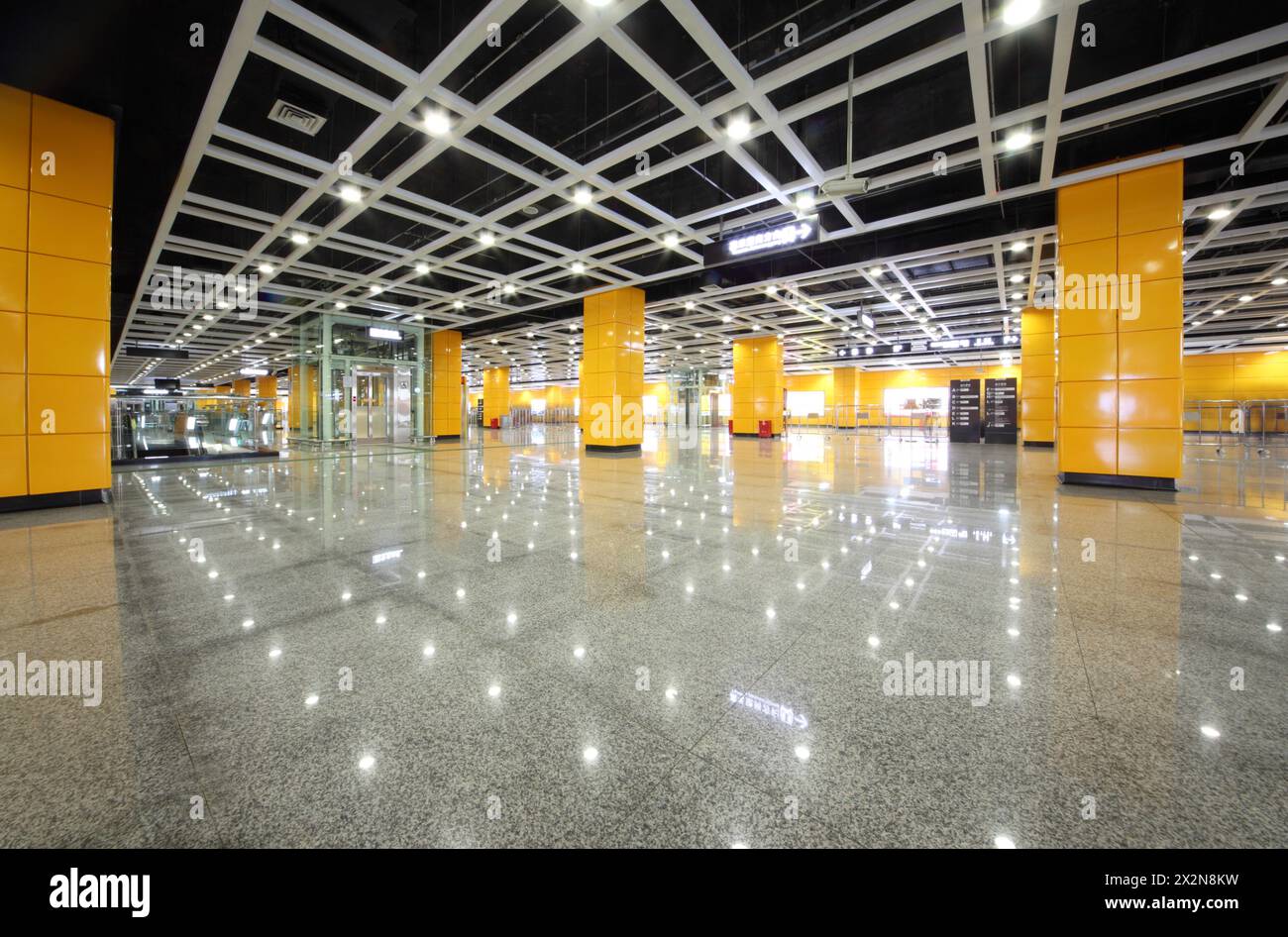 GUANGZHOU - NOV 25: Enter to metro in Southern train station on Nov 25 ...