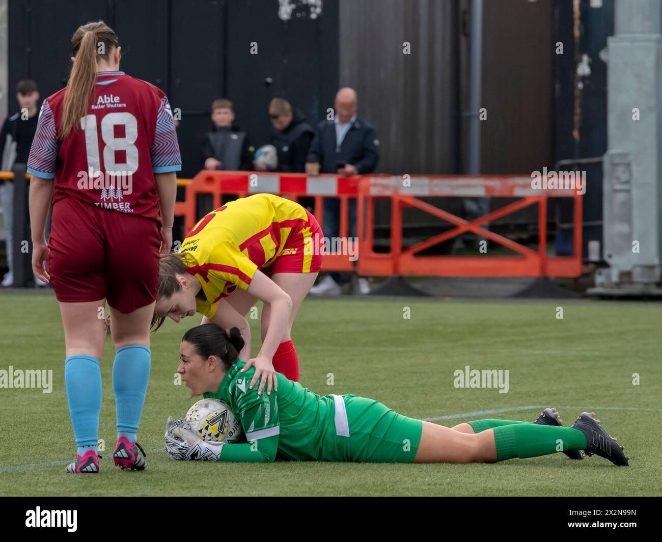Alloa, Scotland, UK. April 21st 2024: The Championship & League One Cup ...