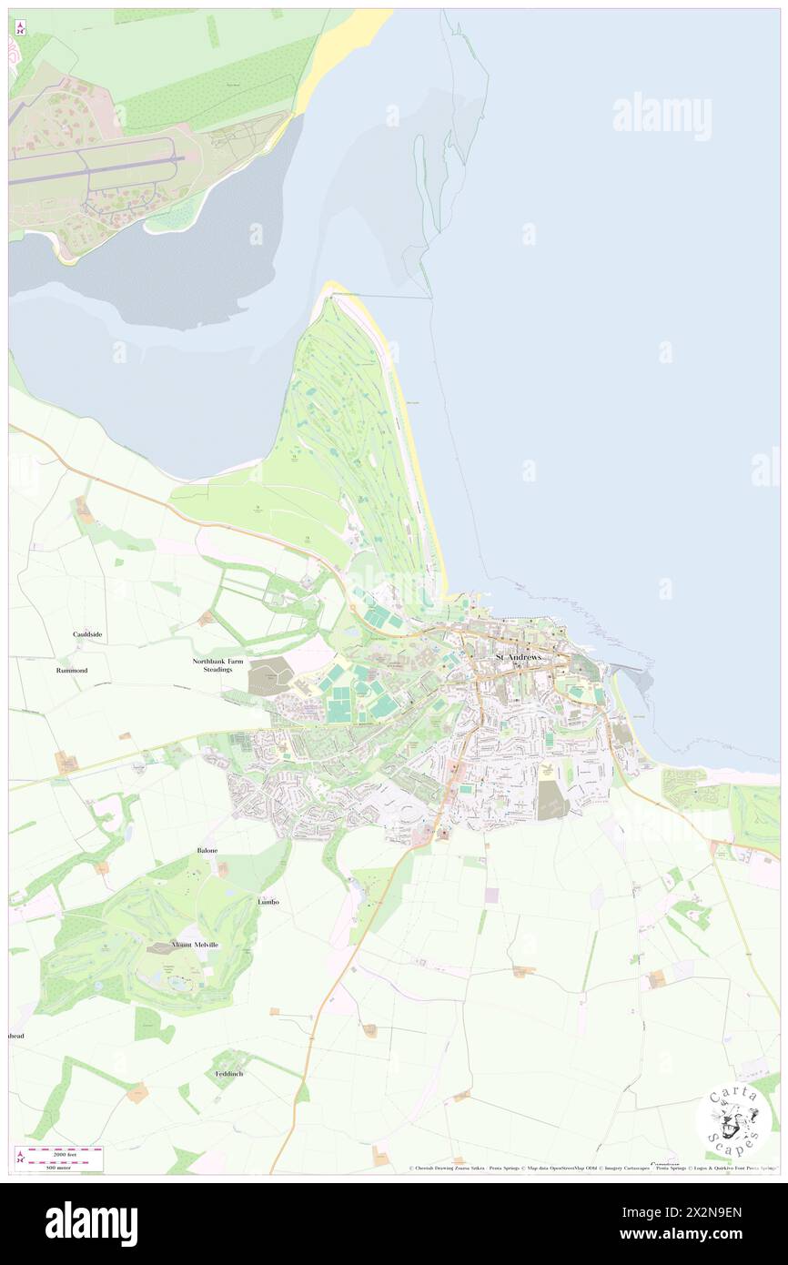 The Old Course Hotel, Fife, GB, United Kingdom, Scotland, N 56 20' 42 ...