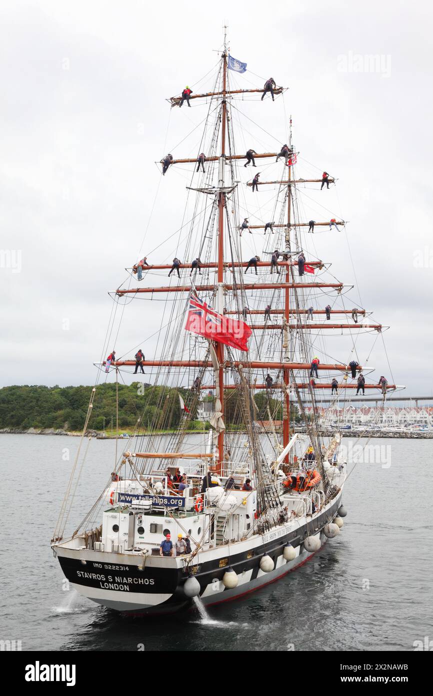 STAVANGER - JULY 28: Competitors at Stavanger The Tall Races on July 28 ...
