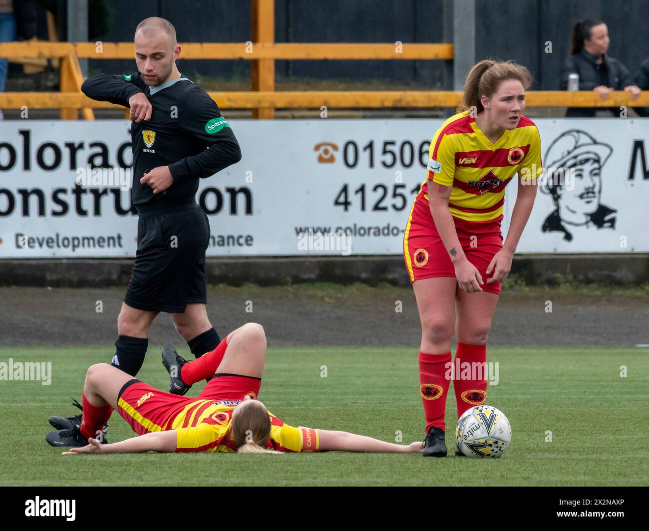 Alloa, Scotland, UK. April 21st 2024: The Championship & League One Cup ...