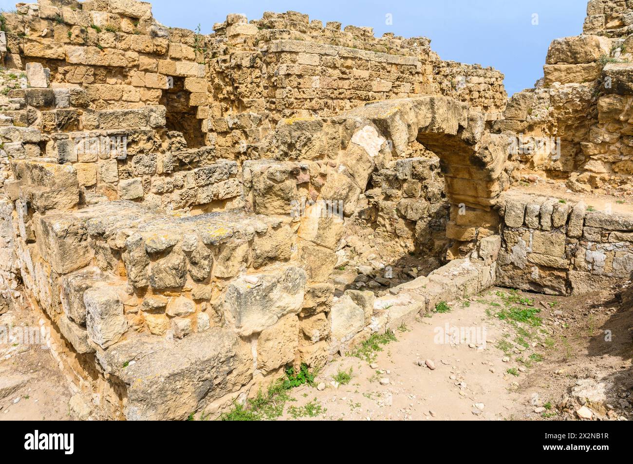 Remains of the antique City Salamis an Iron Age city kingdom and an ...