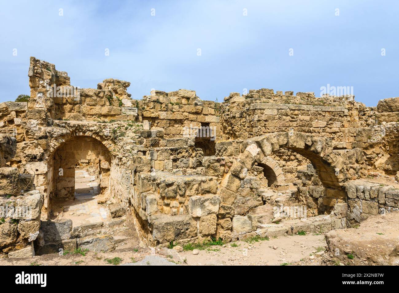 Remains of the antique City Salamis an Iron Age city kingdom and an ...
