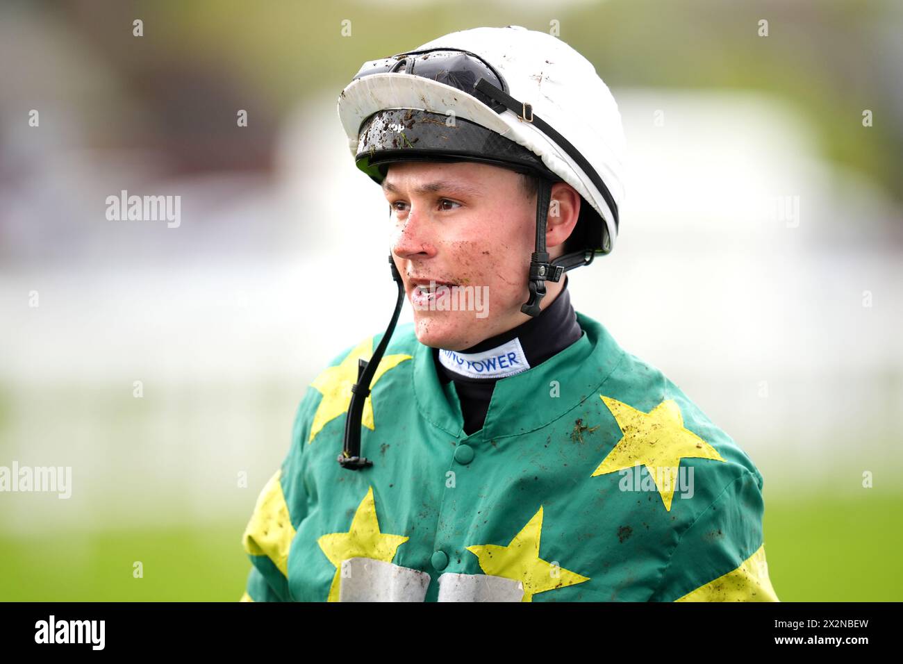 Jockey William Carver after the Betfred Handicap at Epsom Downs ...