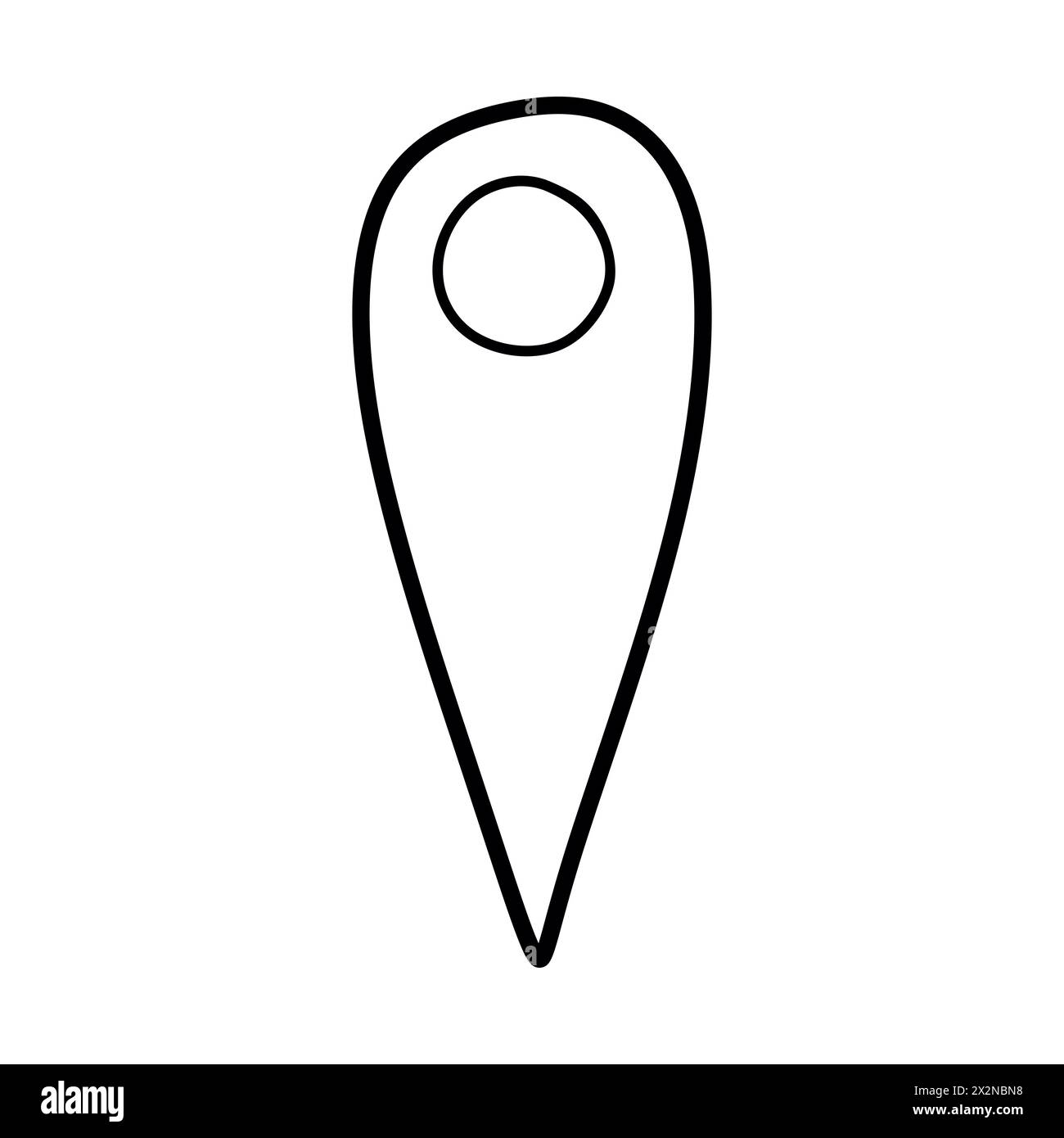 Location icon Vector Illustration logo Template. Isolated on white ...
