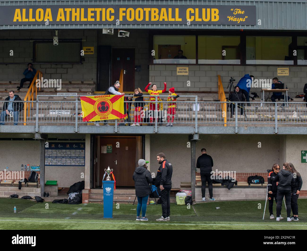 Alloa, Scotland, UK. April 21st 2024: The Championship & League One Cup ...
