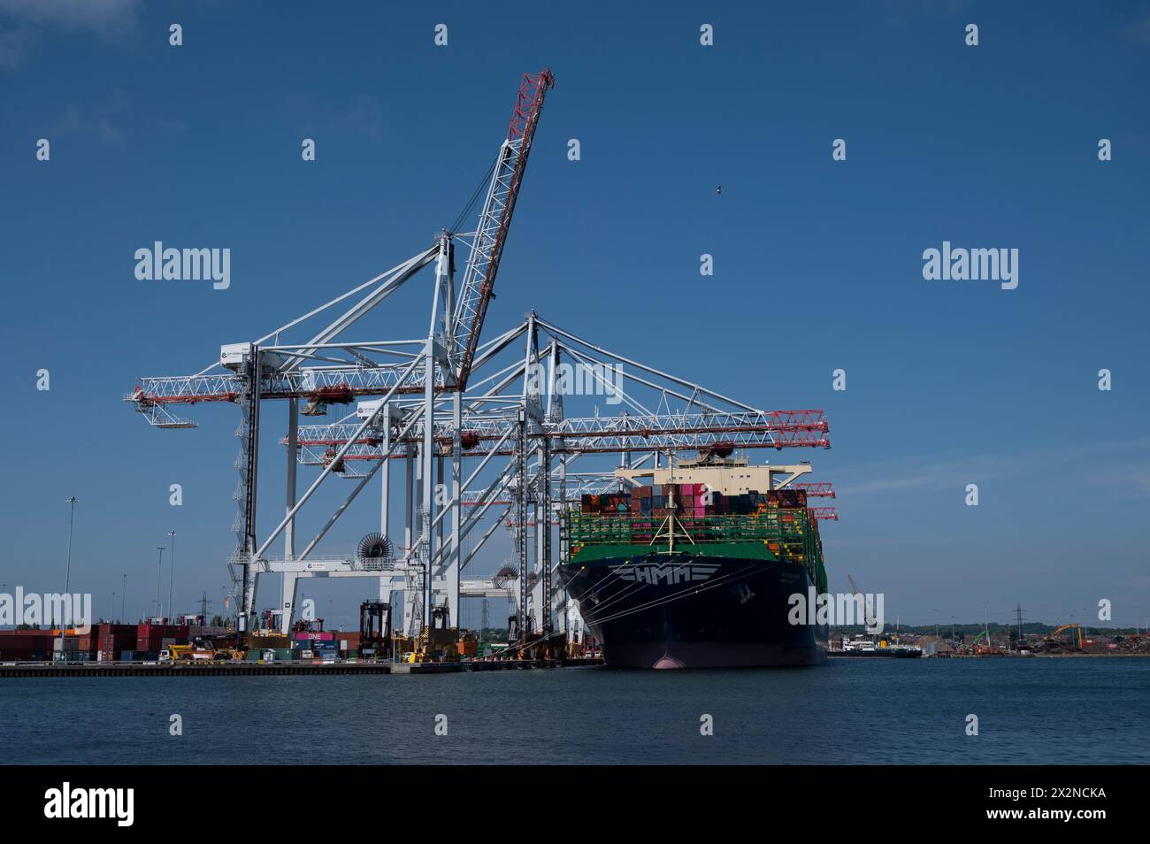 HMM Oslo at Southampton Docks Stock Photo - Alamy