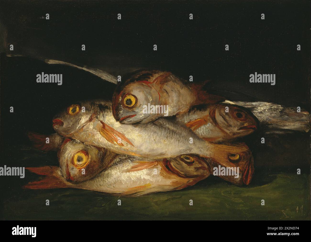 Francisco José de Goya y Lucientes, Still Life with Golden Bream (1808 ...