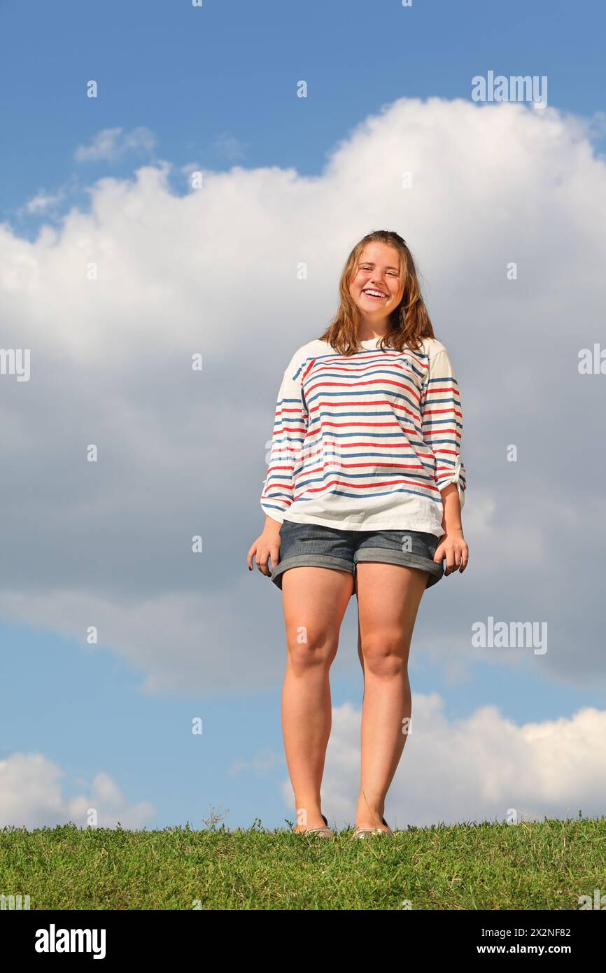 Fat women in shorts hi-res stock photography and images - Alamy