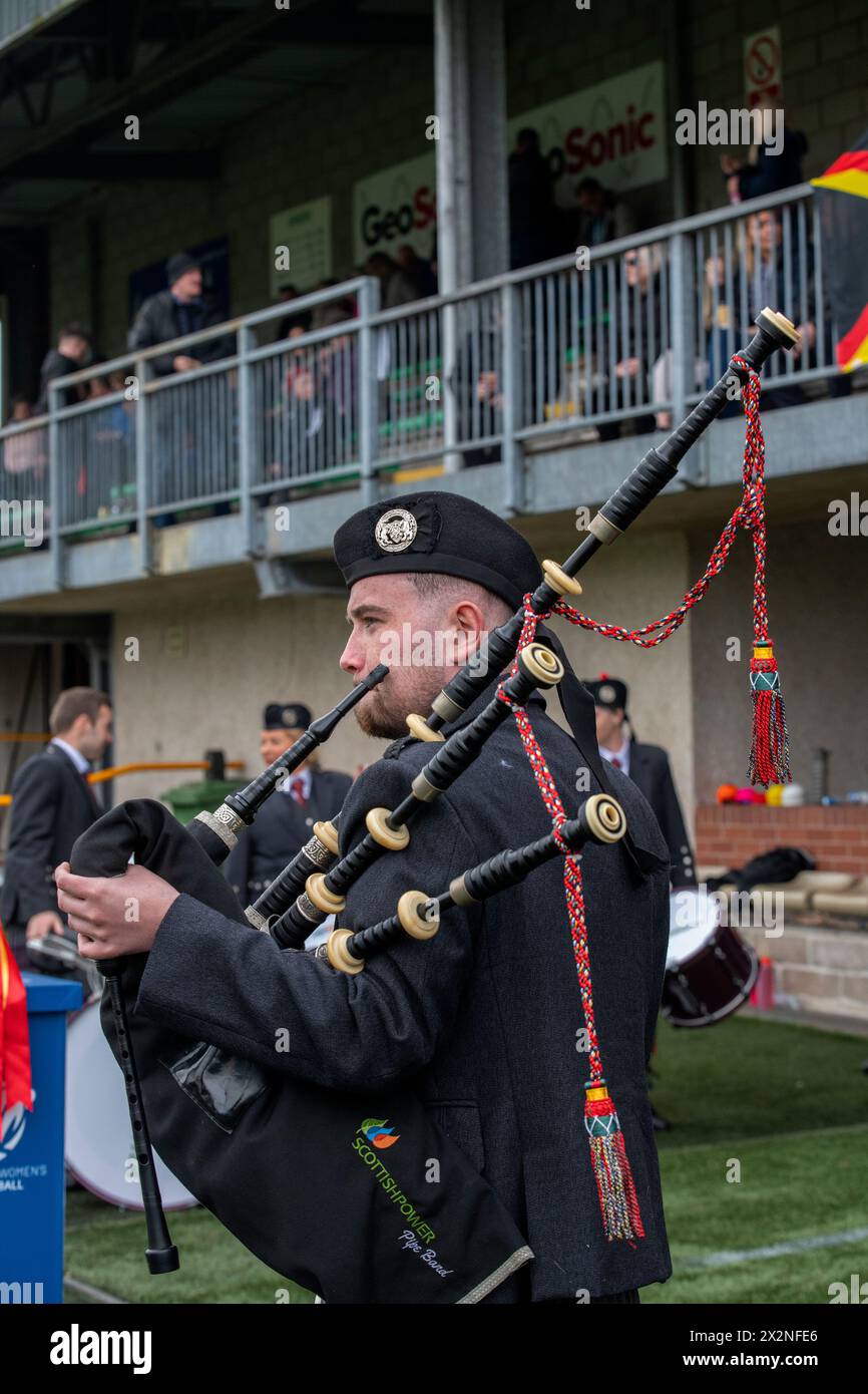Alloa, Scotland, UK. April 21st 2024: The Championship & League One Cup ...