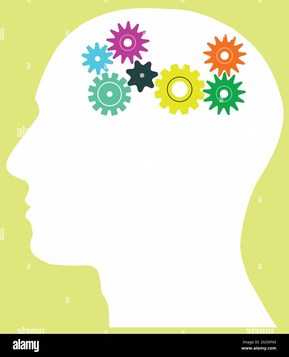 Human Brain Thinking sign, Human brain in head icon, Think idea Stock ... Human Brain Thinking sign, Human brain in head icon, Think idea Stock ...