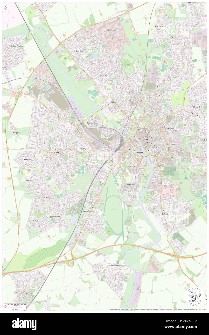 Map of holgate hi-res stock photography and images - Alamy