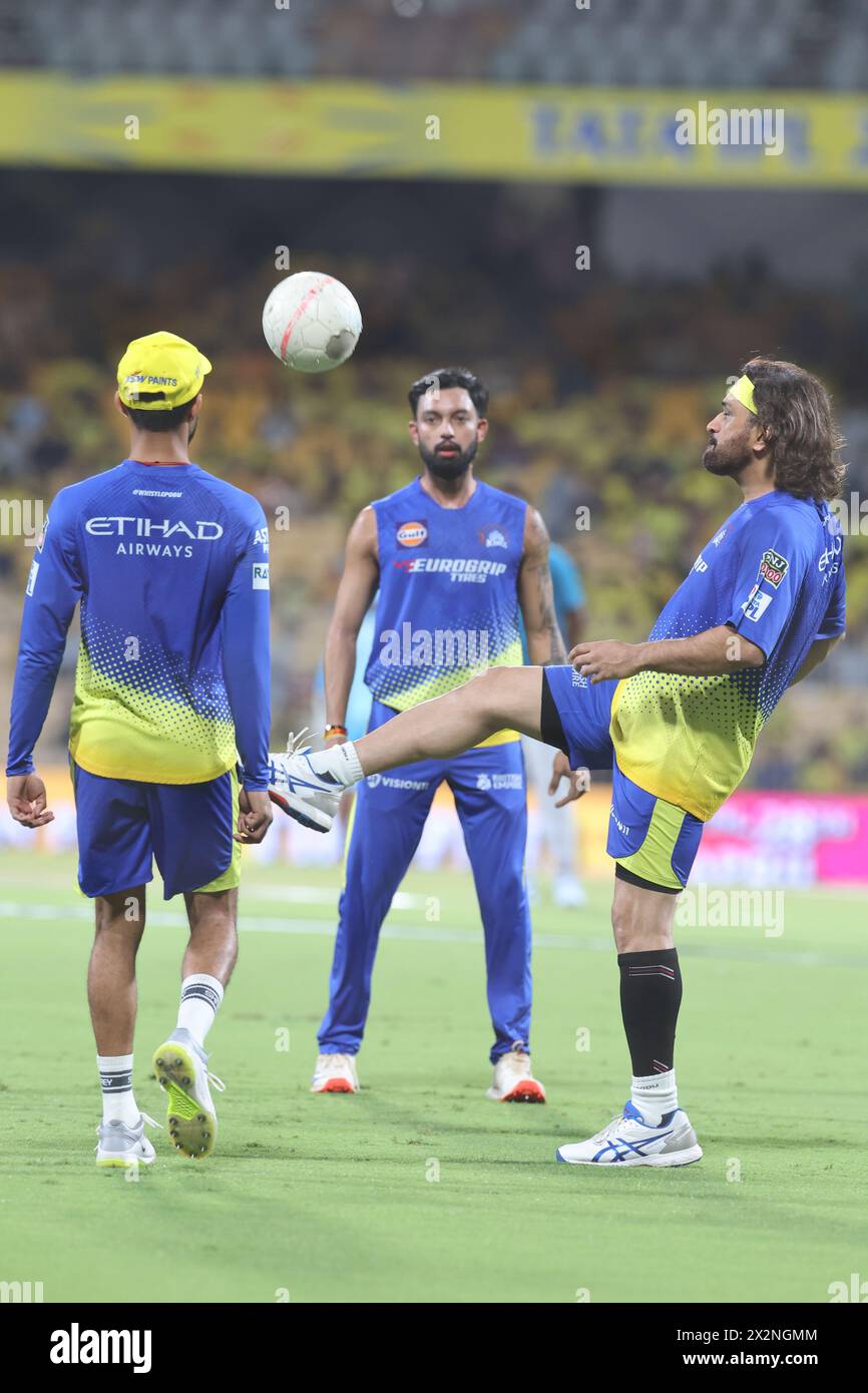 Tata IPL 2024 : Chennai, India. 23rd Apr, 2024. CSK Vs LSG : ( Chennai ...