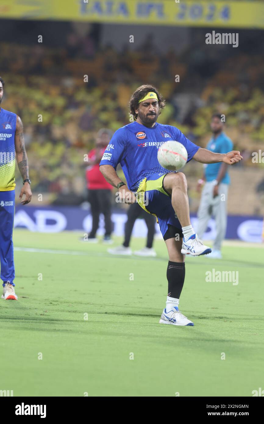 Tata IPL 2024 : Chennai, India. 23rd Apr, 2024. CSK Vs LSG : ( Chennai ...