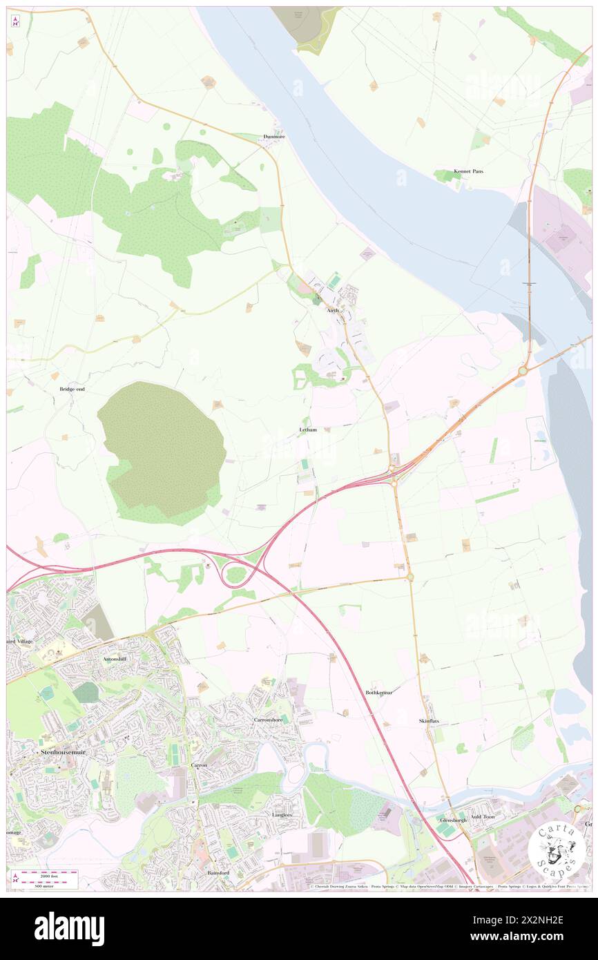 Falkirk map hi-res stock photography and images - Alamy