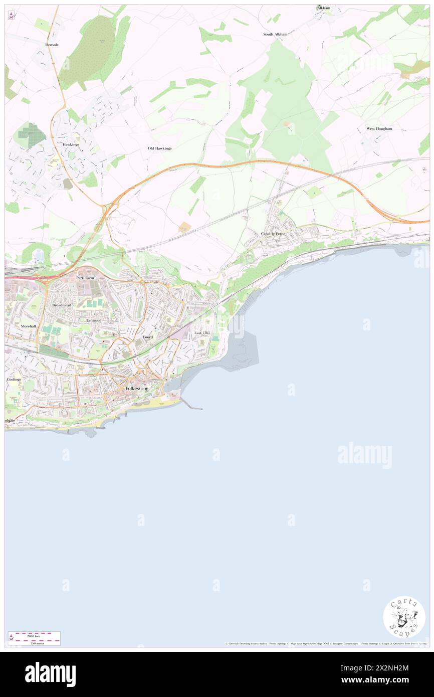 Map of roman kent Cut Out Stock Images & Pictures - Alamy