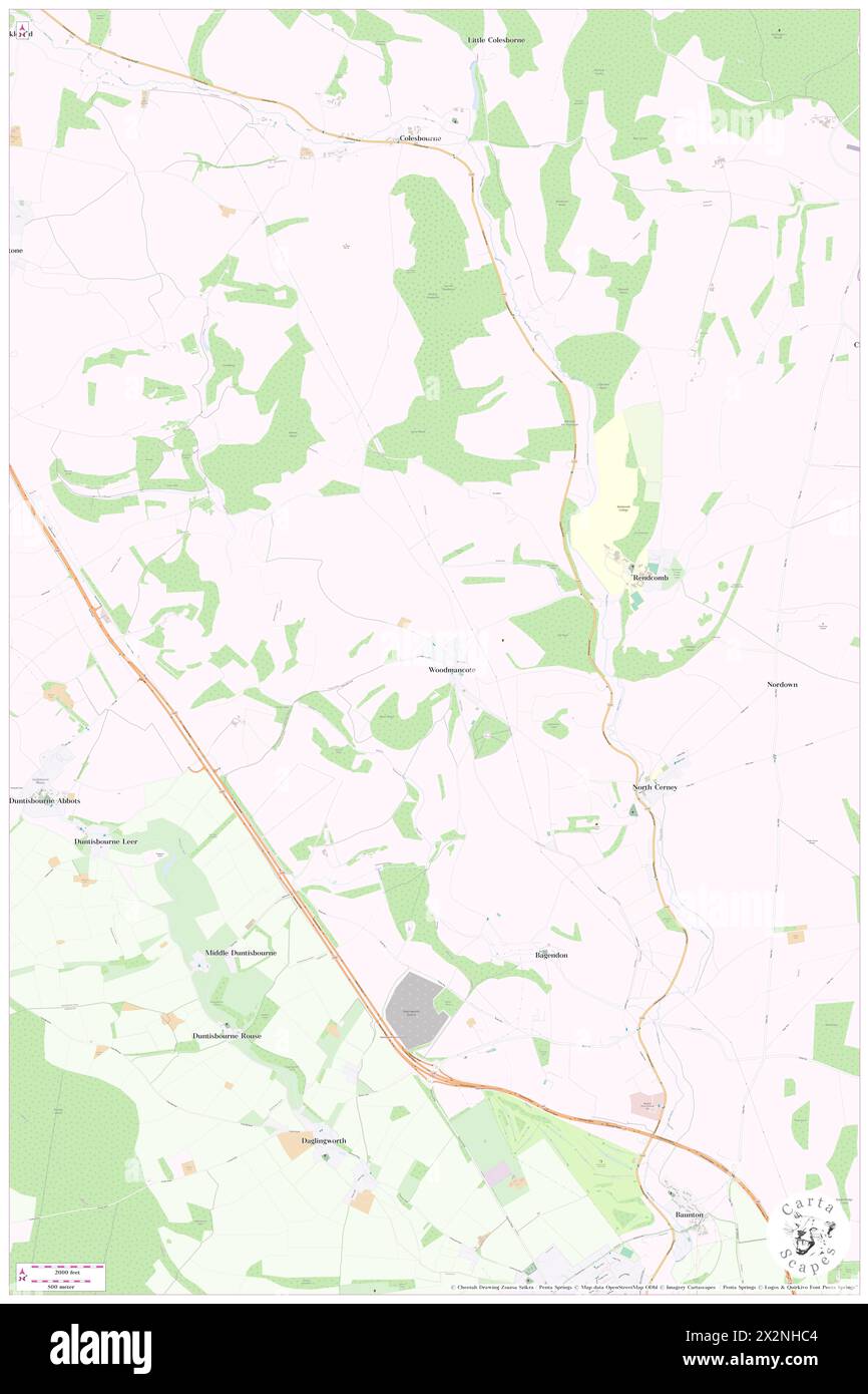 Woodmancote map hi-res stock photography and images - Alamy