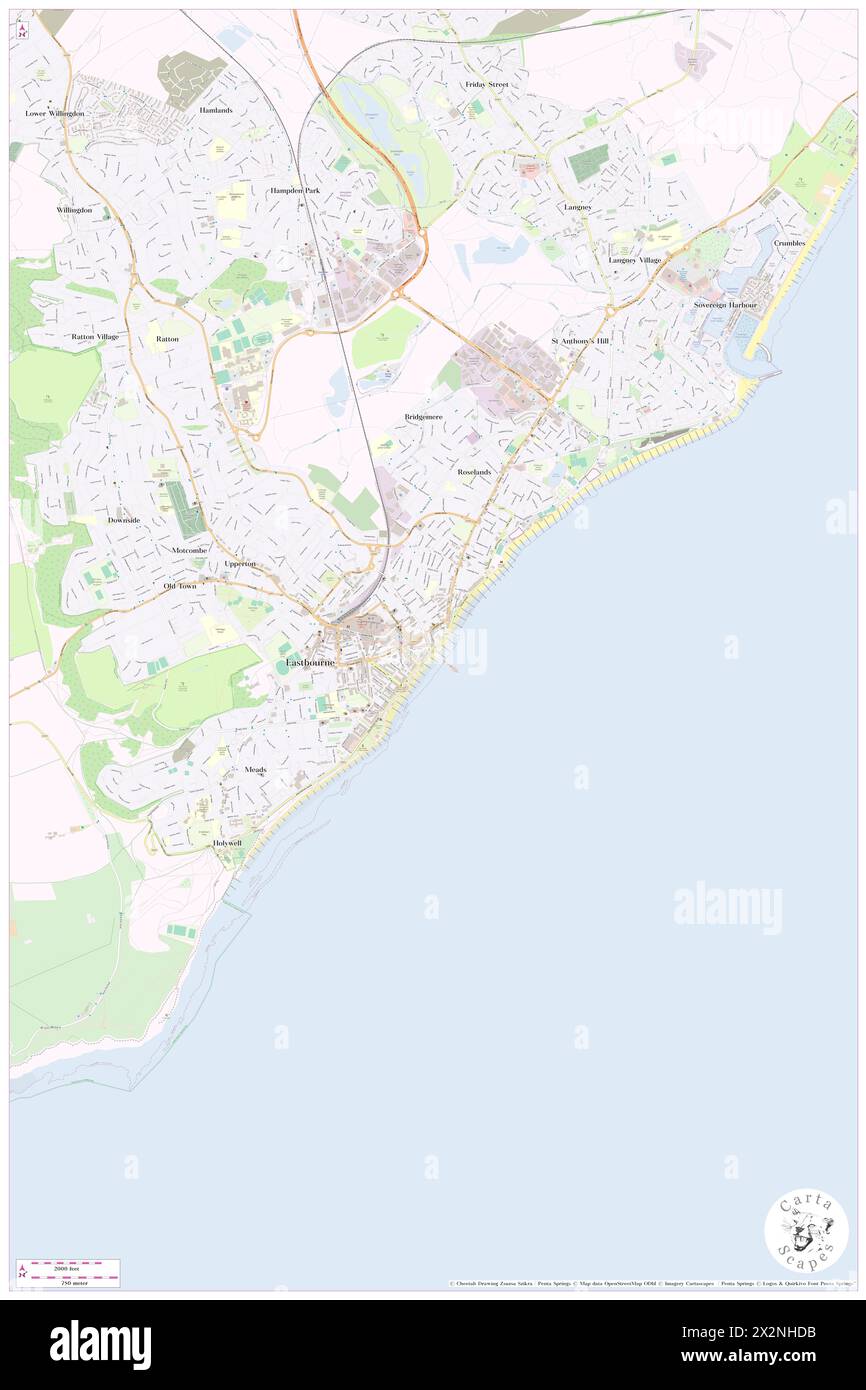 Eastbourne Pier, East Sussex, GB, United Kingdom, England, N 50 46' 2 ...