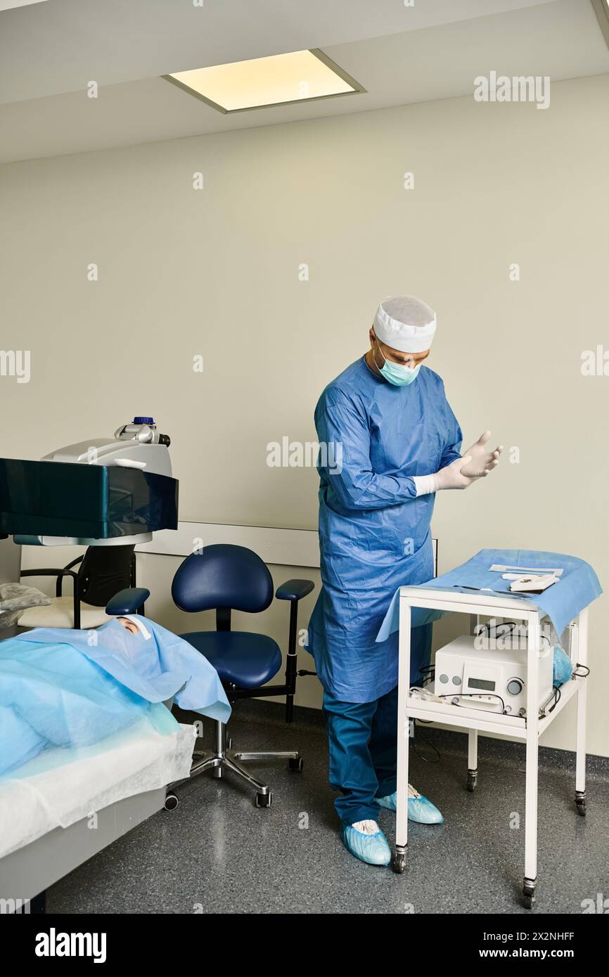 Woman in clinical setting hi-res stock photography and images - Alamy